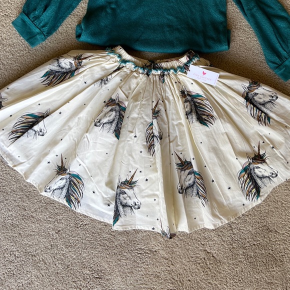 Pink Chicken | Bottoms | Pink Chicken Unicorn Skirt | Poshmark